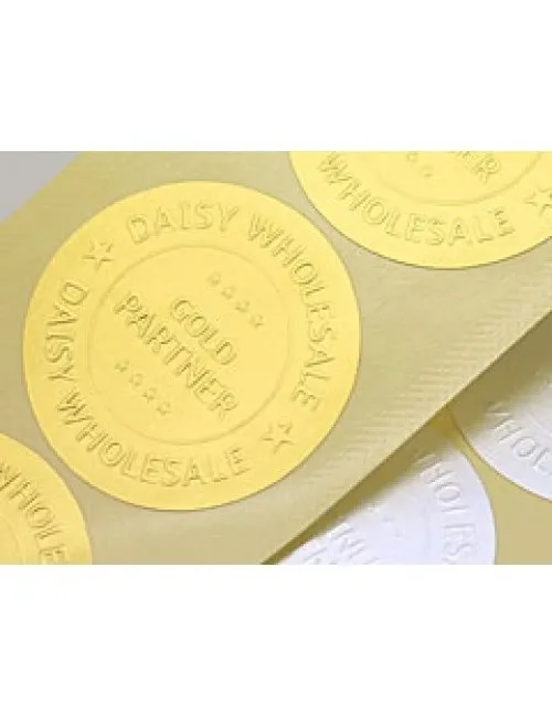 Embossing Gold Label
