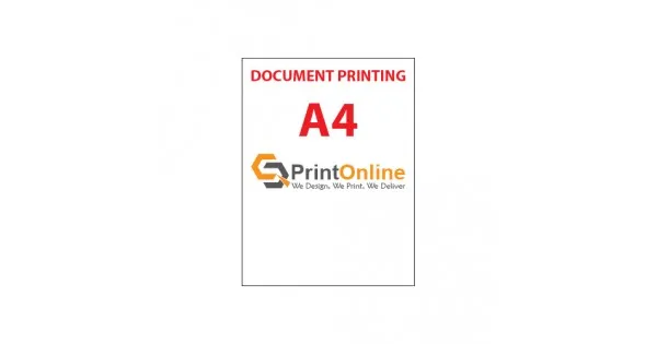A4 Document Printing