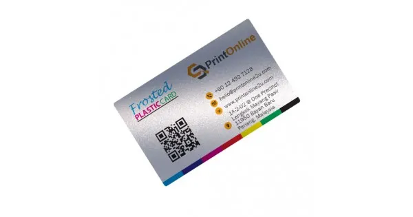 Frosted Plastic Business Card Printing