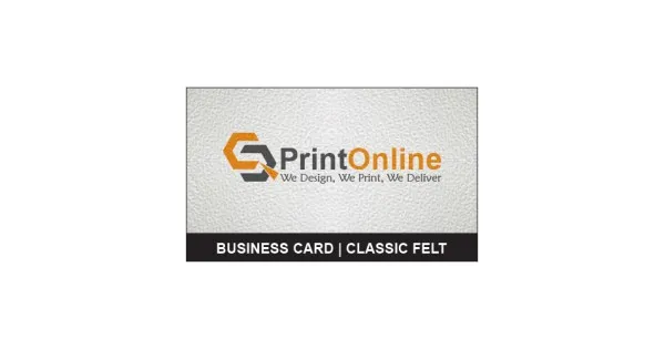 Felt Business Card Printing
