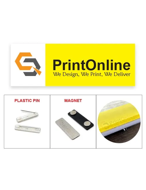 Color Name Tag Double Acrylic Plate