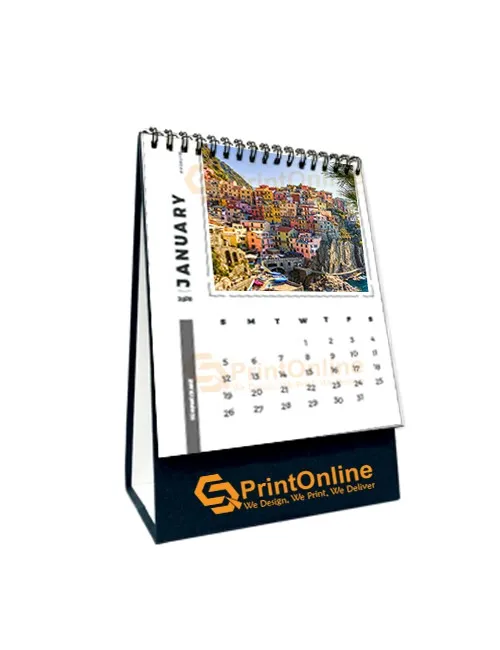 Desk Calendar Portrait Stamping - Online Printing