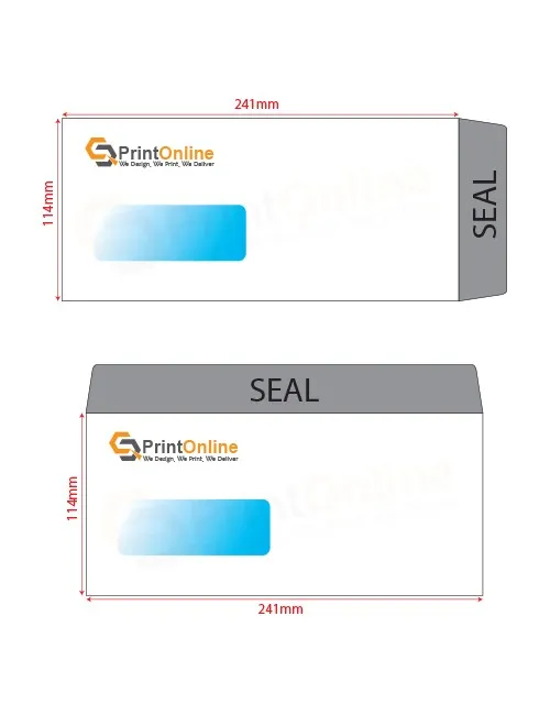 Envelope Window Full Printing