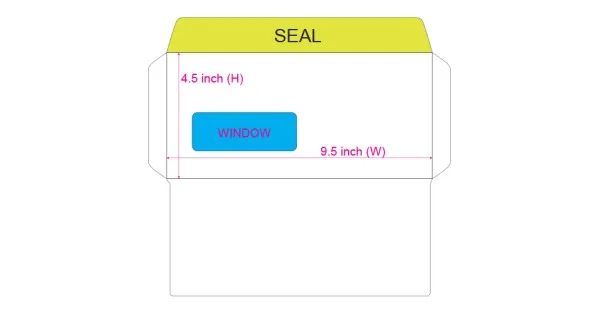 Envelope Window Full Printing