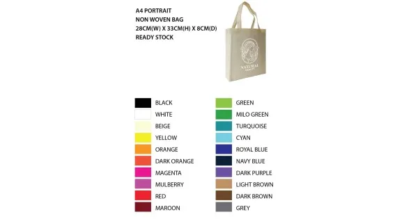 Non Woven Bag A4 Printing - Online Printing Services