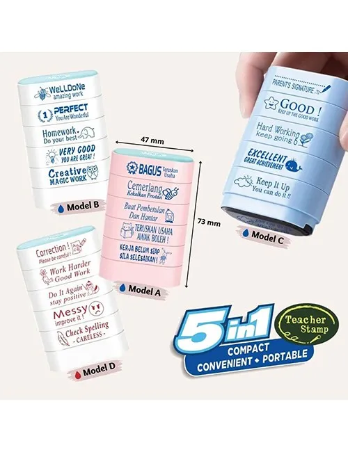 5 in 1 Teacher Stamp